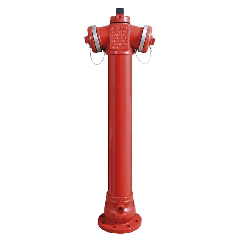 FIRE HYDRANT ABOVE GROUND VALWater WD PN10/PN16 DN100 Frost depth=1250 ...